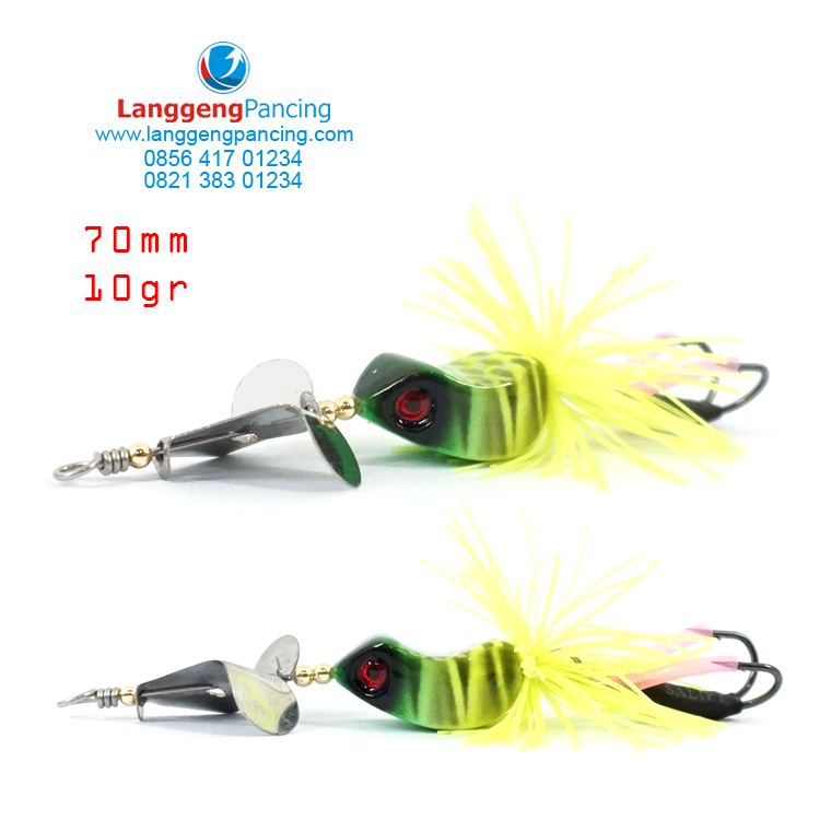 Hard Frog Propeler Cute CURVE 10gr - Langgeng Pancing Murah Solo
