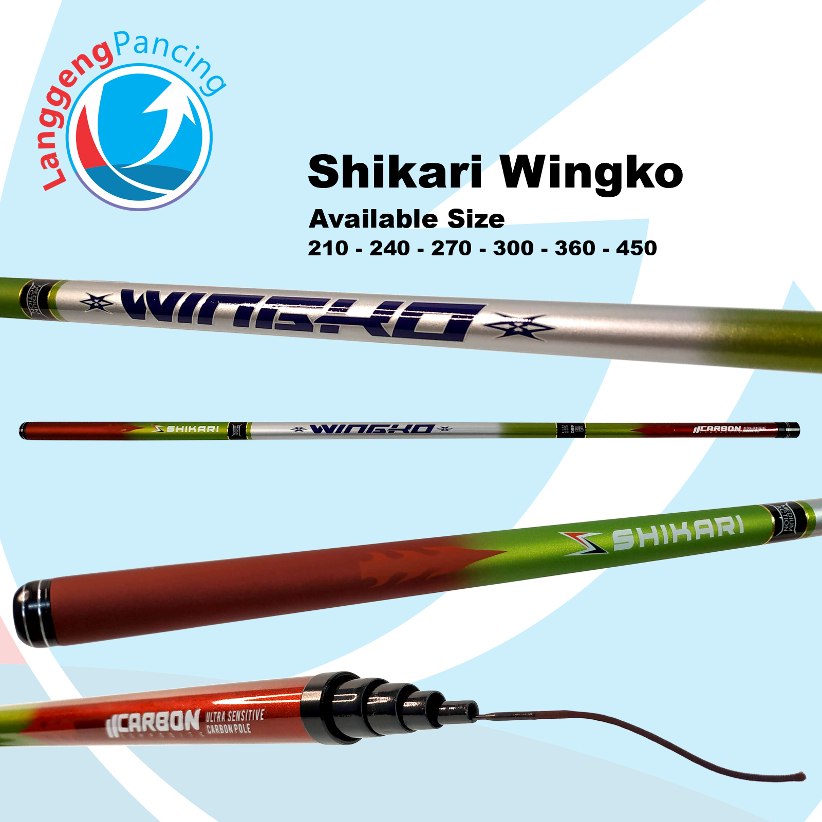 Joran Pancing Shikari Wingko Toko Pancing Murah Grosir Solo